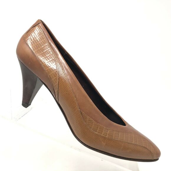 Sesto Meucci | Shoes | Sesto Meucci Vintage Pump Womens 85 M Brown ...